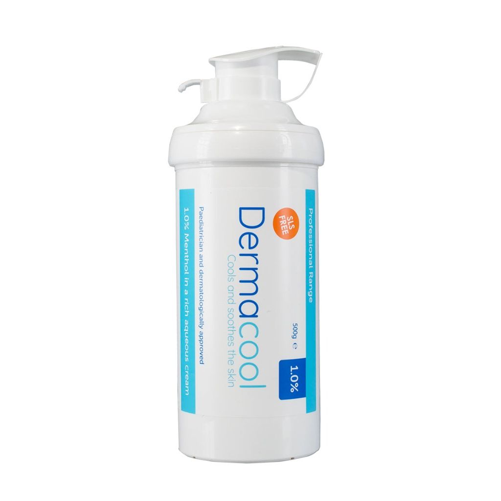 Dermacool Menthol Aqueous Cream 1% 500g Pump