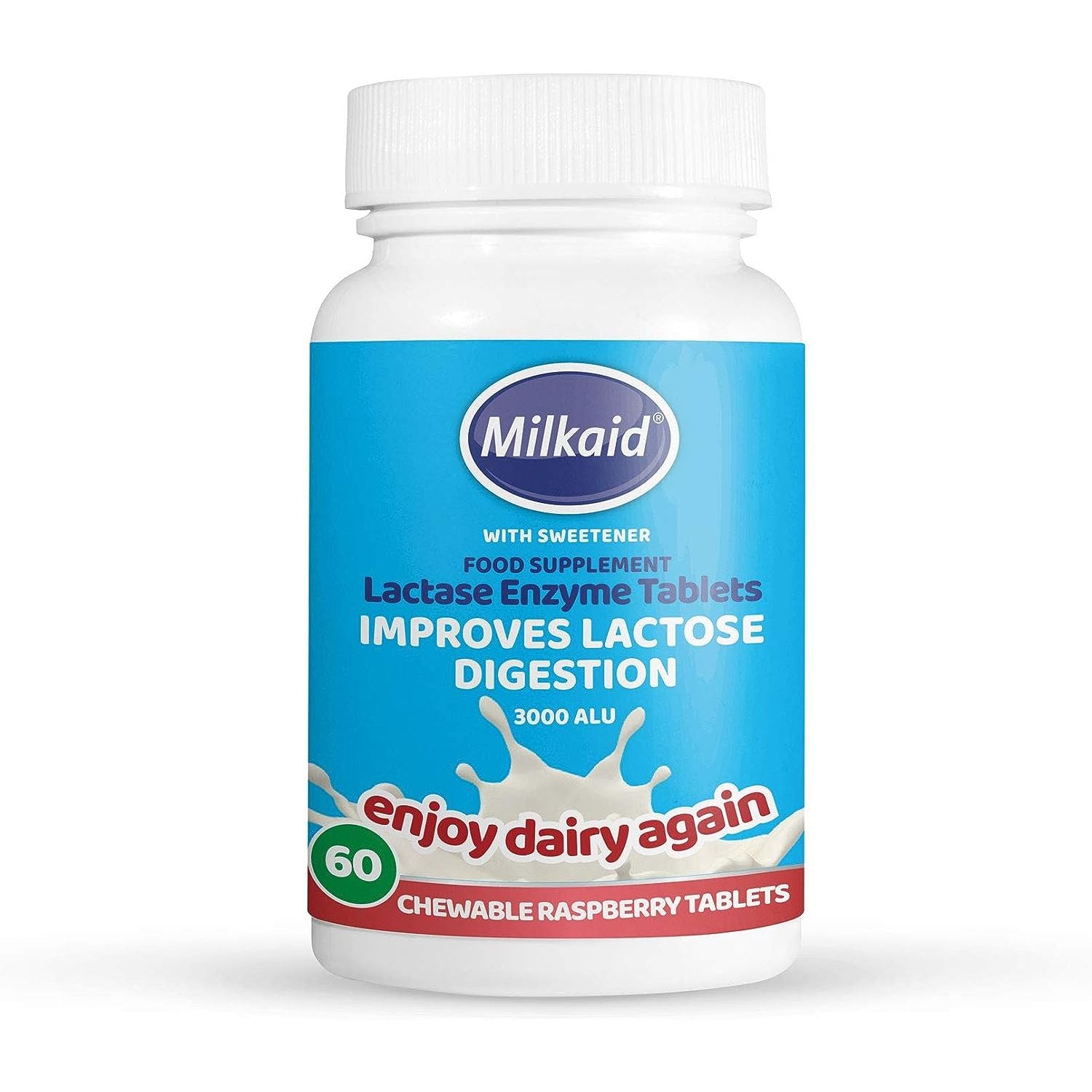 Milkaid Lactase Enzyme Supplement 60 Tablets
