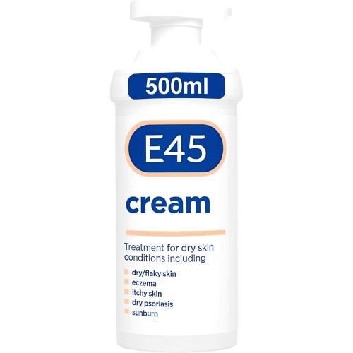 E45 Cream Pump 500g | Pharmacysaver