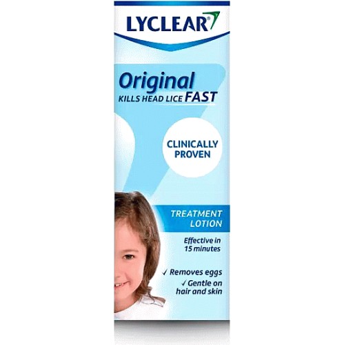 Lyclear Lotion Head Lice Treatment Comb 100ML