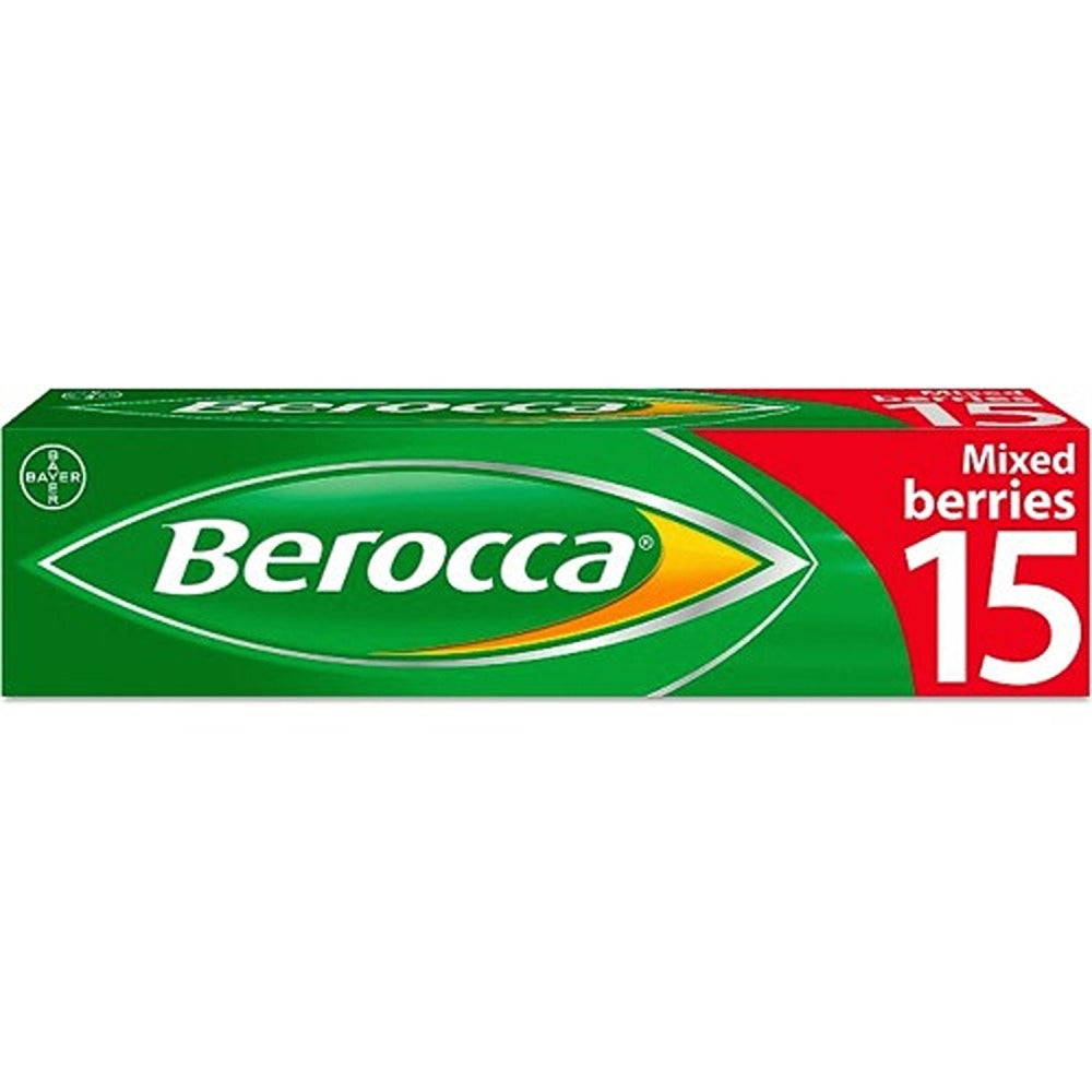 Berocca Mixed Berries Effervescent 15 Tablet | Pharmacysaver