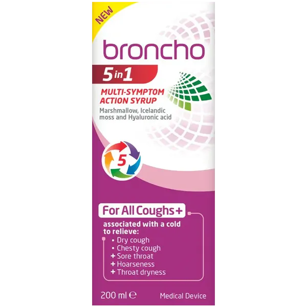 Broncho 5 in 1 Multi-Symptom Action Syrup 20 | Pharmacysaver