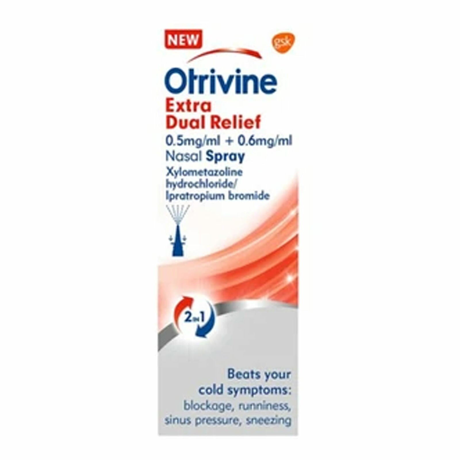 Otrivine Extra Dual Relief Nasal Spray 10ml – pharmacysaver